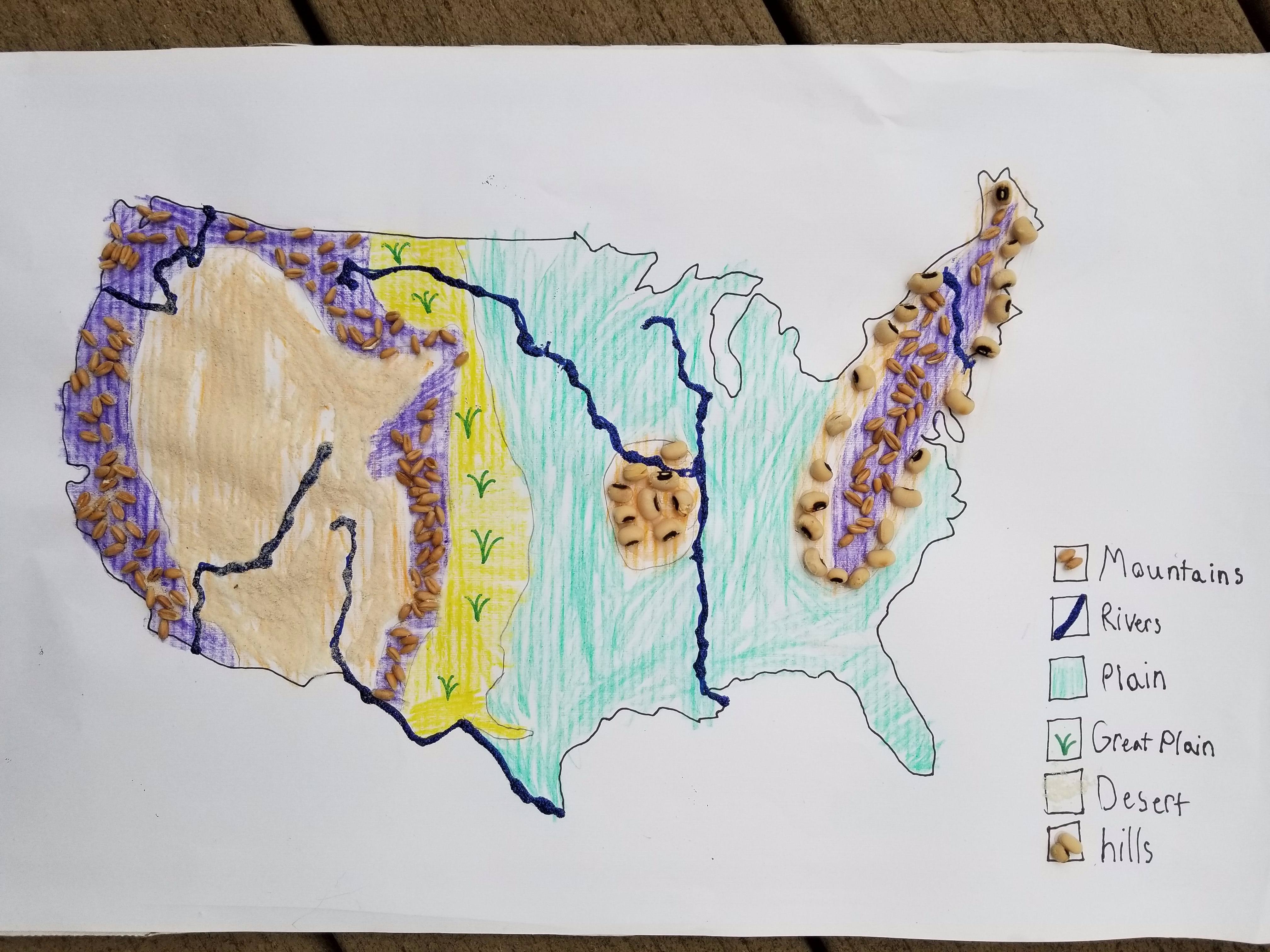 Landforms Map Craft – The Traveling Homeschool